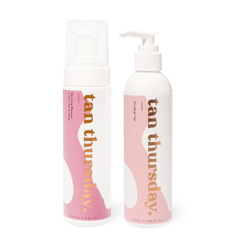 3 Hour Dark Glow Tanning Mousse + Gradual Tan – Tan Thursday