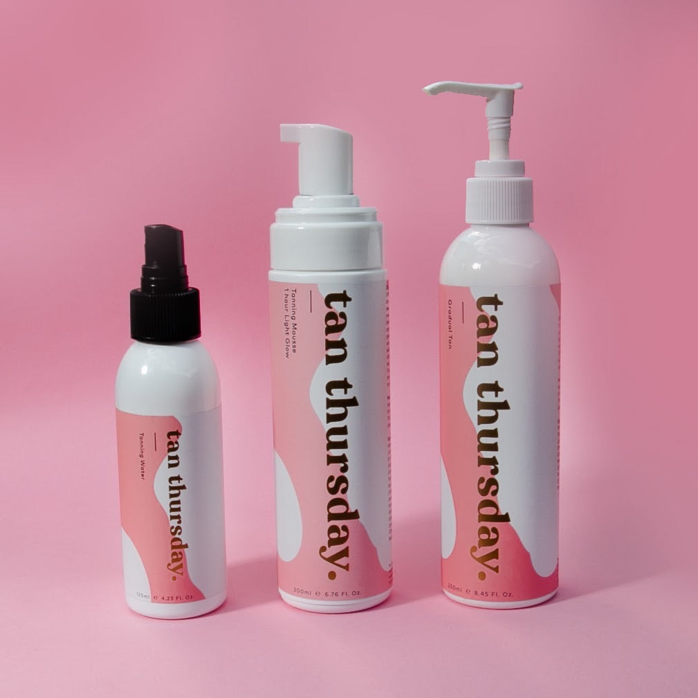 1 Hour Light Glow Tanning Mousse + Tanning Water + Gradual Tan – Tan ...